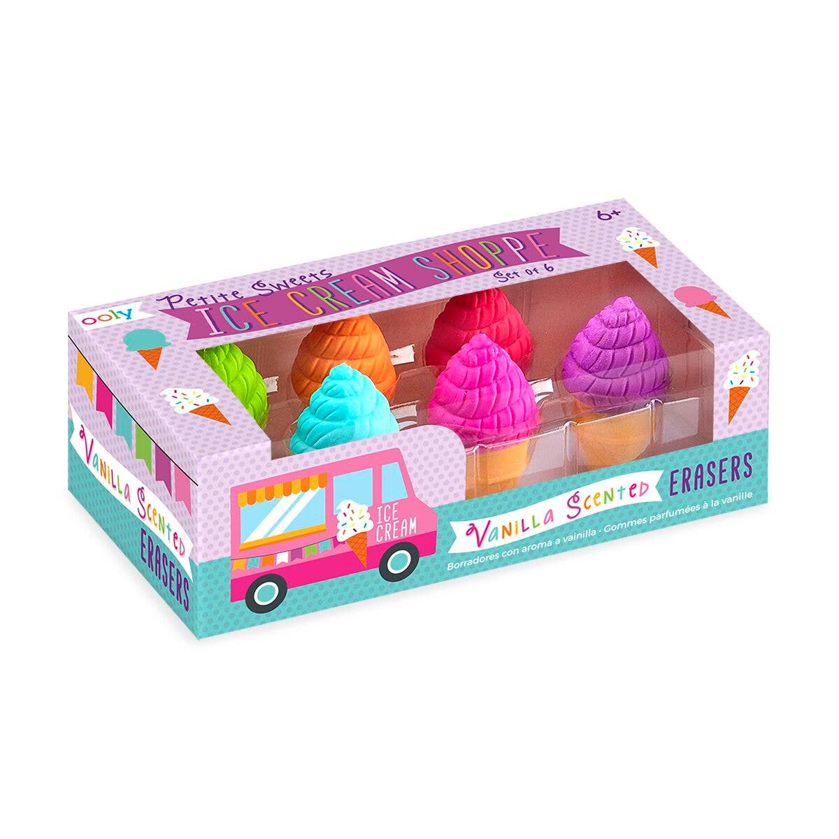 Petite Sweets Ice Cream Shoppe Erasers - Set of 6 – Puppet Pie